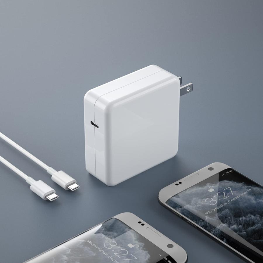61W USB Type-C AC アダプター 交換用充電器 -電源アダプタ-Mac Pro 13 15 inch New Mac Air 2020/2019/2018 : RUMAY公式 ...