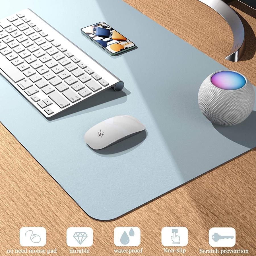 デスクマット、滑り止め／防水PUレザー作り、極めて薄い飾りマット、 オフィス及び自宅用パソコンマウスパッド : RUMAY公式ショップ - 通販 - Yahoo!ショッピング