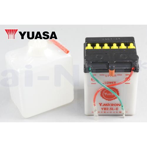 2年保証付 CB125JX ユアサバッテリー YB2.5L-C バッテリー 液別開放式 YUASA FB2.5L-C 互換 2.5L-C バッテリー :37279-b6:アイネット Yahoo ...