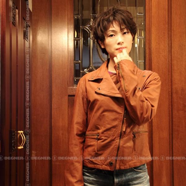 DEGNER デグナー レディース レザー ジャケット FR11WJ-5 キャラメル/Sサイズ : アイネット Yahoo!ショッピング店 - 通販 - Yahoo!ショッピング
