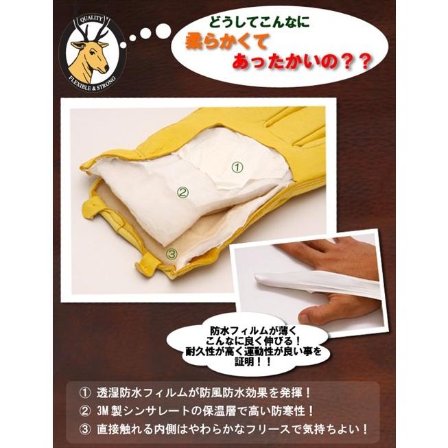 DEGNER デグナー WL235W ウィンターグローブ ブラック サイズS : アイネット Yahoo!ショッピング店 - 通販 - Yahoo!ショッピング