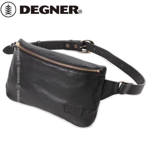 DEGNER デグナー W-86 レザーボディバッグ ブラック : アイネット Yahoo!ショッピング店 - 通販 - Yahoo!ショッピング