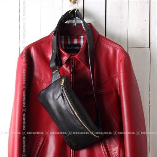 DEGNER デグナー W-86 レザーボディバッグ ブラック : アイネット Yahoo!ショッピング店 - 通販 - Yahoo!ショッピング