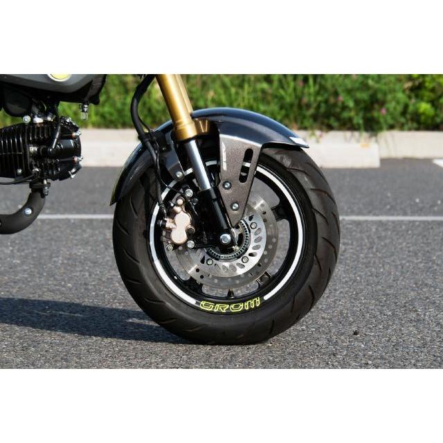 ワールドウォーク 錆ニック無料サンプルプレゼント WW/ワールドウォーク HONDA ホンダ・グロム JC92 専用リムステッカー ホイールステッカー オリオンブルー ツーリング バイク用 ...