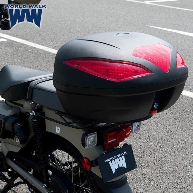ワールドウォーク CT125 ハンターカブ用タンデムシート+キャリアボックスセット 43L wca-56-hwb43-ts-2 延長キャリア : アイネット Yahoo!ショッピング店 ...