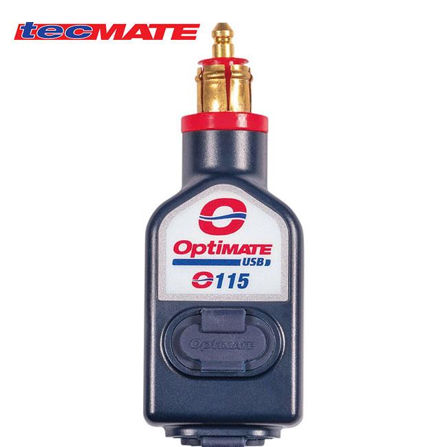 OptiMATE オータムセール テックメイト TECMATE O-115v2 3300mA 2ポート・USB充電器 180°DINプラグ バイク用 USBチャージャー 防水キャップ付 ...