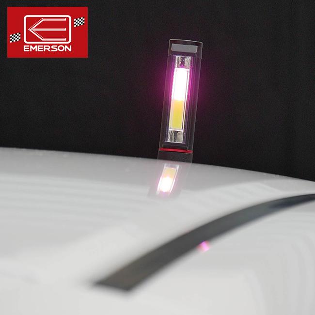 エマーソン 在庫有 ニューレイトン EM-369 マルチLED停止表示灯 ダイレクト紫色発光 200lm 作業灯 防滴 道路交通法施行規則適合 ...