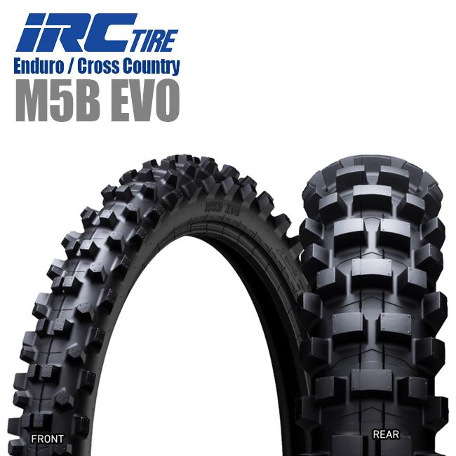IRC 送料無料 M5B EVO 120/80-18 18inch 62M WT 321667 アイアールシー リア用 チューブタイプ 公道走行不可 マディレース CRF450L : アイ ...