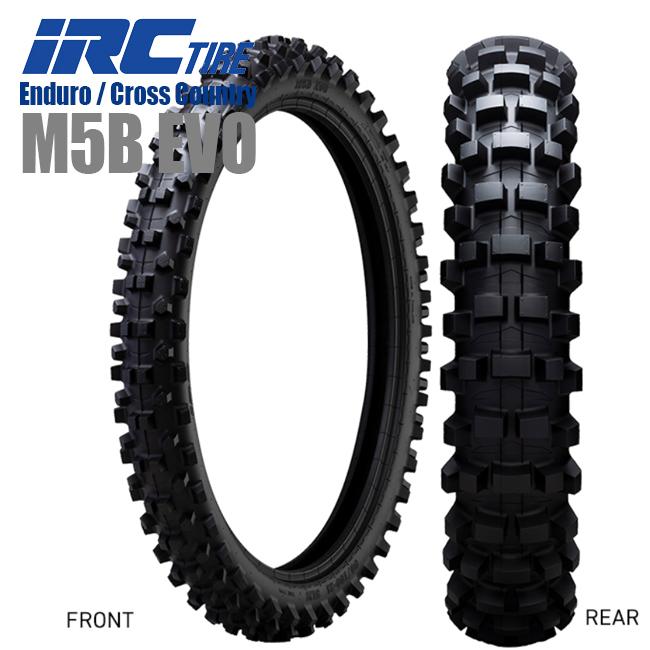 IRC 送料無料 M5B EVO 120/80-18 18inch 62M WT 321667 アイアールシー リア用 チューブタイプ 公道走行不可 マディレース CRF450L : アイ ...