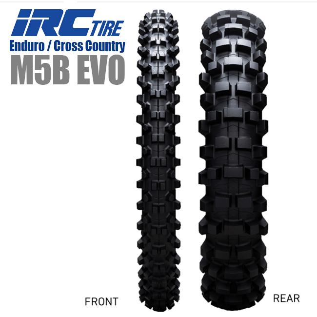 IRC 送料無料 M5B EVO 120/80-18 18inch 62M WT 321667 アイアールシー リア用 チューブタイプ 公道走行不可 マディレース CRF450L : アイ ...
