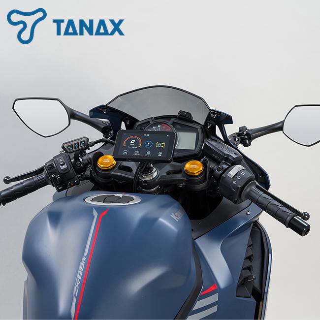 TANAX TANAX/タナックス SRS-001 スマートライドモニター AIO-5 Lite ドラレコ搭載 バイク 5インチ液晶 BSD Apple CarPlay Android ...