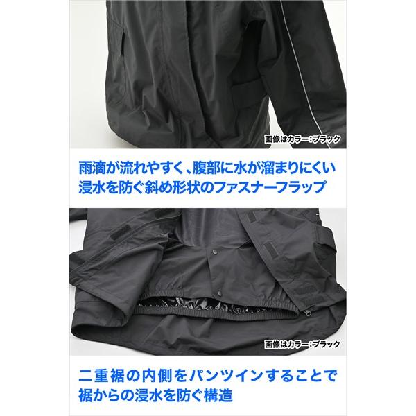 DAYTONA（バイク用品） グレー/M DAYTONA/デイトナ DR-001 ハイパフォーマンスレインウエア ジャケット 48265 ...