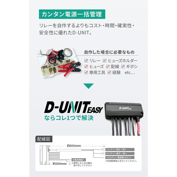 DAYTONA（バイク用品） デイトナ アクセサリー電源ユニット D-UNIT EASY 5A/2ポート 2A/4ポート 45866 : アイ ...