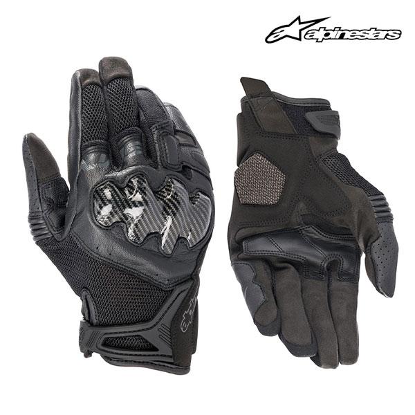 alpinestars/アルパインスターズ 1694970102 SMX-R GLOVE ASIA Mサイズ 1100 BLACK BLACK フルカーボン調 ナックルプロテクター スマホ ...