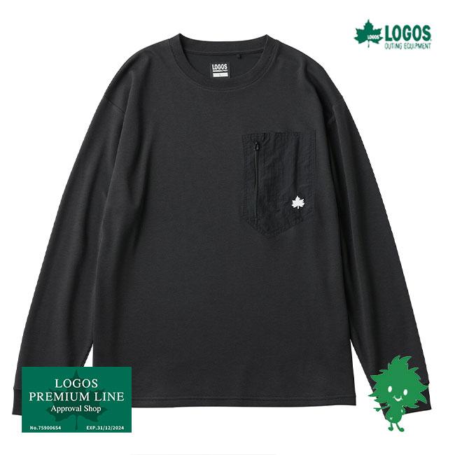 LOGOS LOGOS/ロゴス 35306711 LIPNERリカバリープルオーバー ブラック XL リゲインテック 快眠 リラックスタイム 疲労回復 血行促進 就寝時 吸湿速乾性 : アイ ...