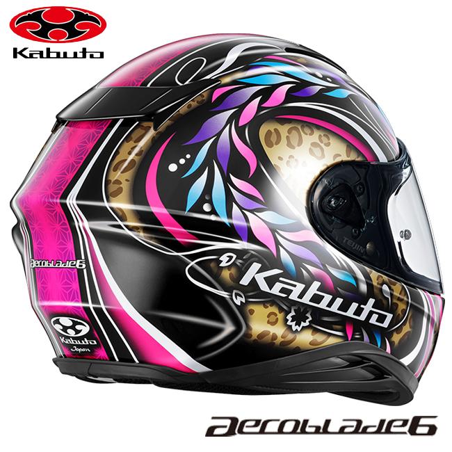OGK Kabuto 新作 予約販売 KABUTO オージーケーカブト AEROBLADE6 TAMON エアロブレード6 タモン ブラックレオパード Mサイズ オートバイ用 フルフェイス ...