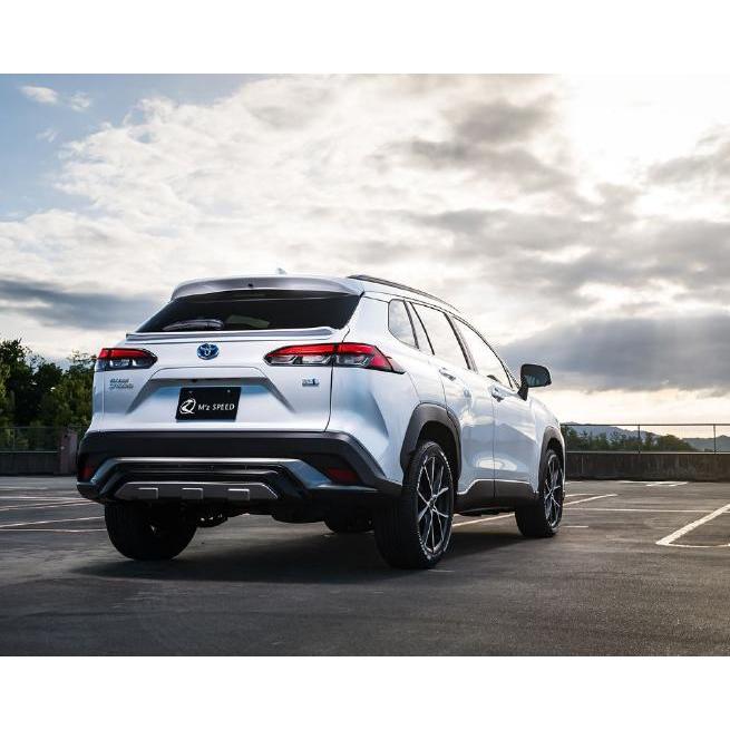 エムズスピード カローラ クロス ZVG11 ZVG15 ZSG10 リアアンダースポイラー つや消しブラック AES製 2931-3110 M'z SPEED CROSS LINE クロス ...