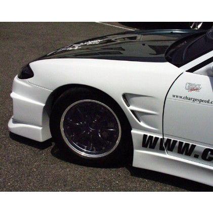 チャージスピード シルビア S13 D-1スタイルベントフェンダー 未塗装 CHARGE SPEED 撃速CHARGE SPEED 撃速 ...