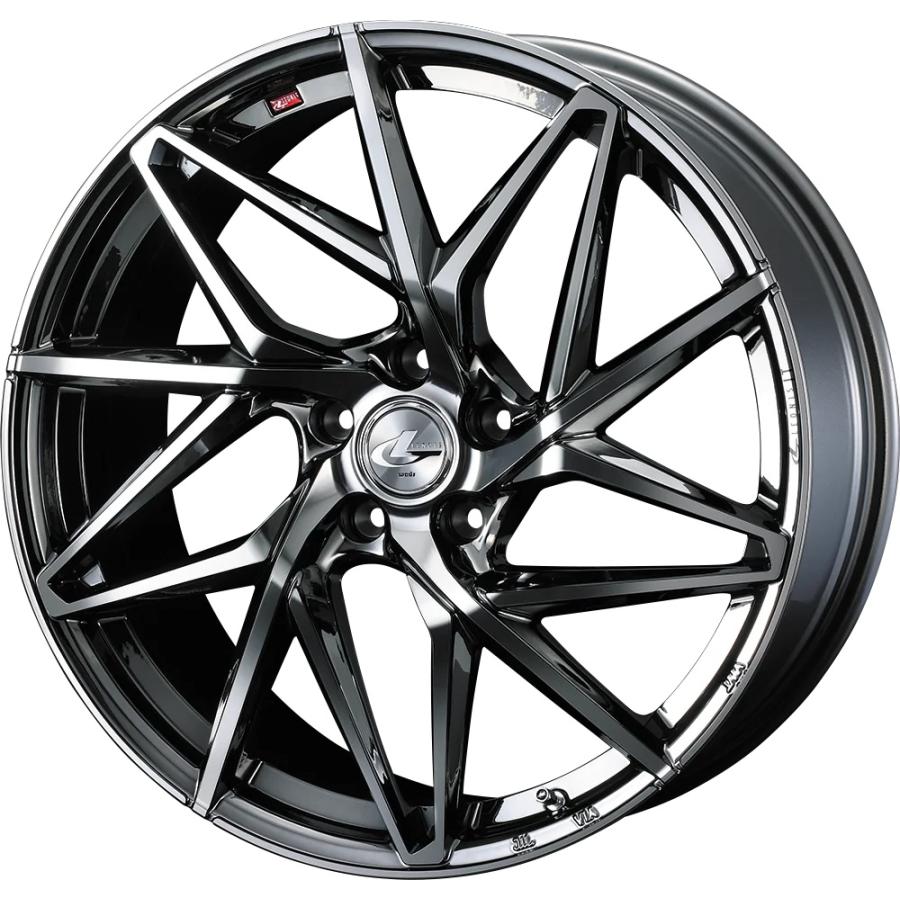 WEDS ウェッズ LEONIS IT ホイール 19インチ 5H114.3 8J+43 1本 5穴 レオニス ブラックメタルコート/ミラーカット BMCMC : カーパーツ専門店BoooN ...