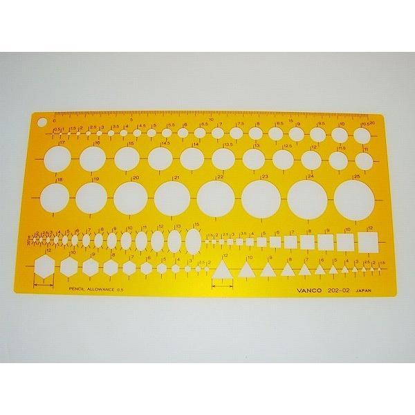 製図用テンプレートVANCO 202-02 バンコ : 堀萬昭堂 ヤフー店 - 通販 - Yahoo!ショッピング
