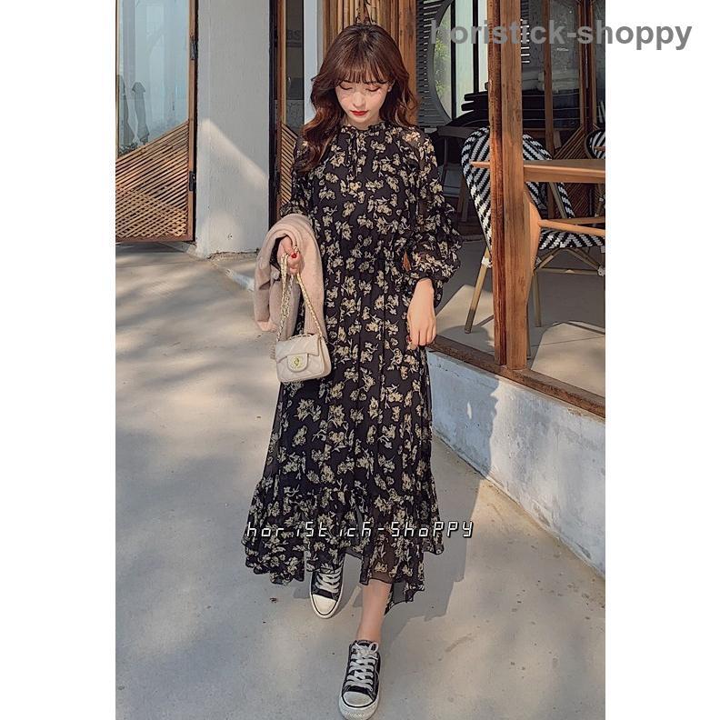 シースルー 花柄 ワンピース レディース ロングワンピース 長袖 シースルー 花柄 ワンピース レディース ロングワンピース 長袖