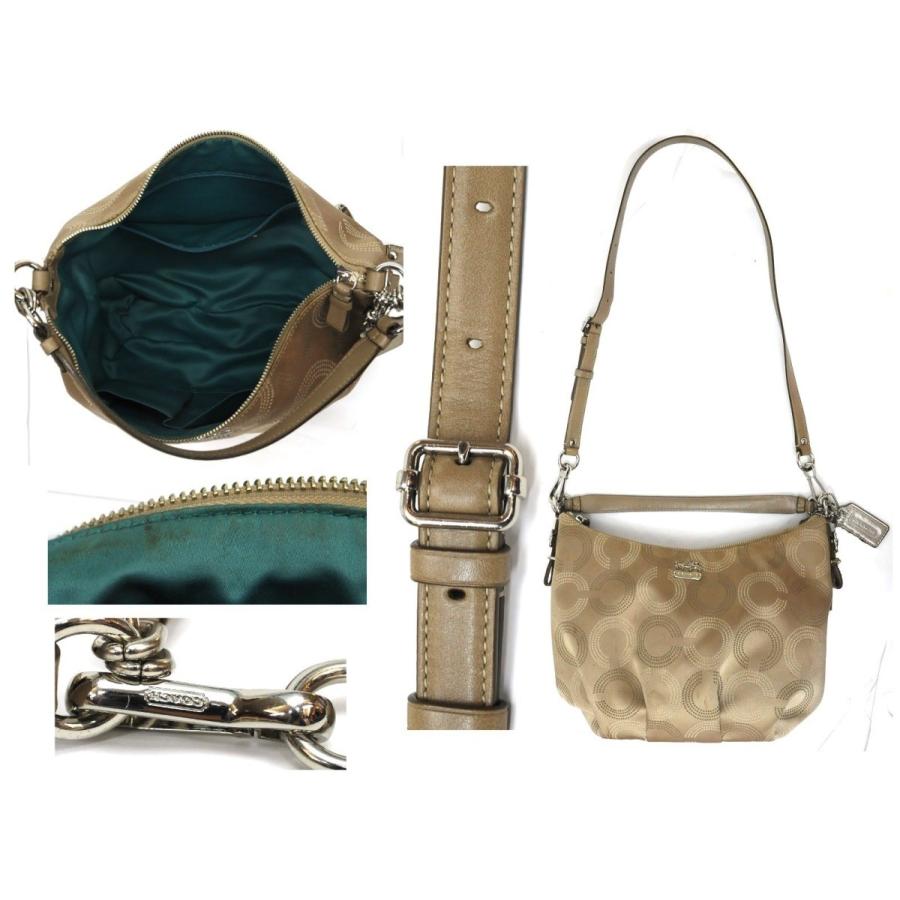 コーチ COACH ショルダーバッグ 2way ベージュ キャンパス×革 15929【中古】(30189)(30189) :30189:堀田 ...