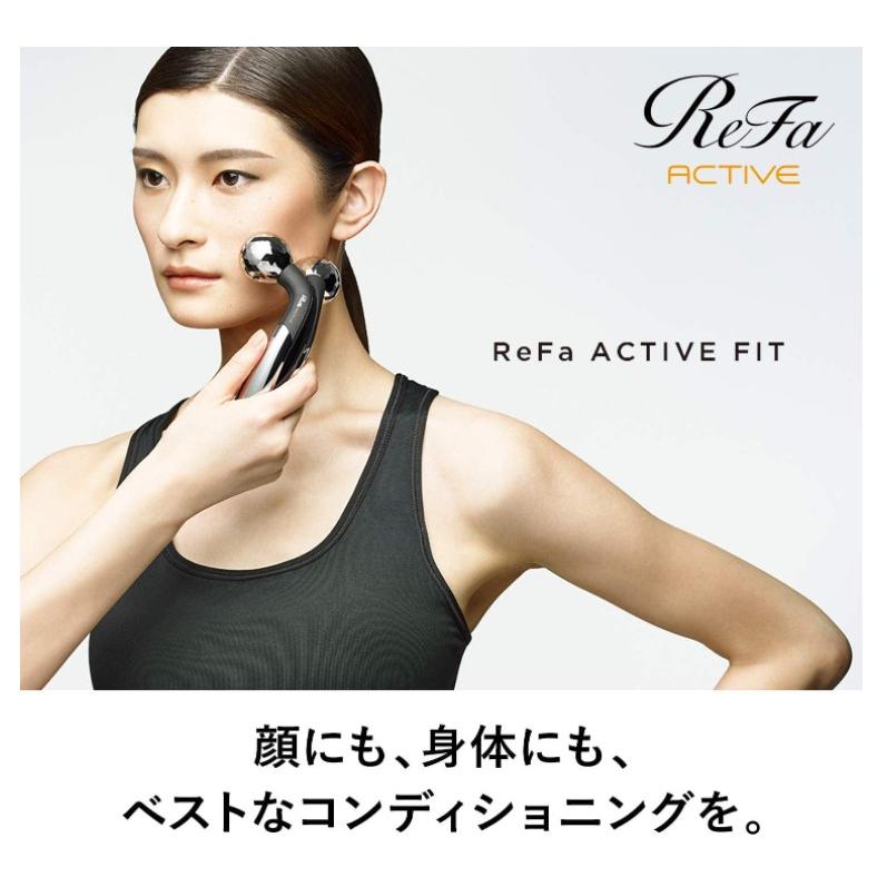 ReFa MTG アクティブフィット 美顔ローラー AR-AA03 ブラック(62136) : 堀田商事質店 Yahoo!店 - 通販 - Yahoo!ショッピング