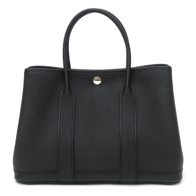 エルメス HERMES ハンドバッグ ガーデンパーティTPM W刻印 SV金具 黒 ネゴンダ(67713) : 67713 : 堀田商事質店 Yahoo!店 - 通販 - Yahoo!ショッピング