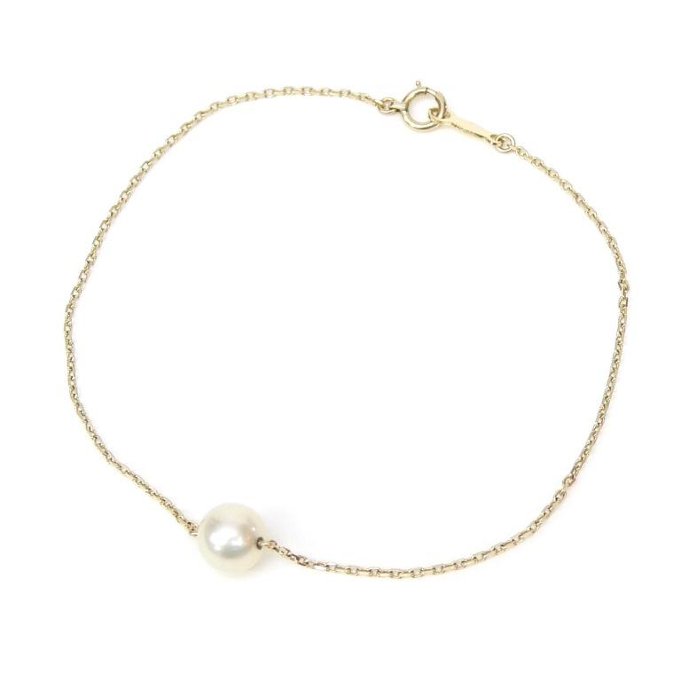 MIKIMOTO ミキモト 14金 パール ブレスレット 真珠/ゴールド/K14YG【中古】(68198) : 堀田商事質店 Yahoo!店 ...