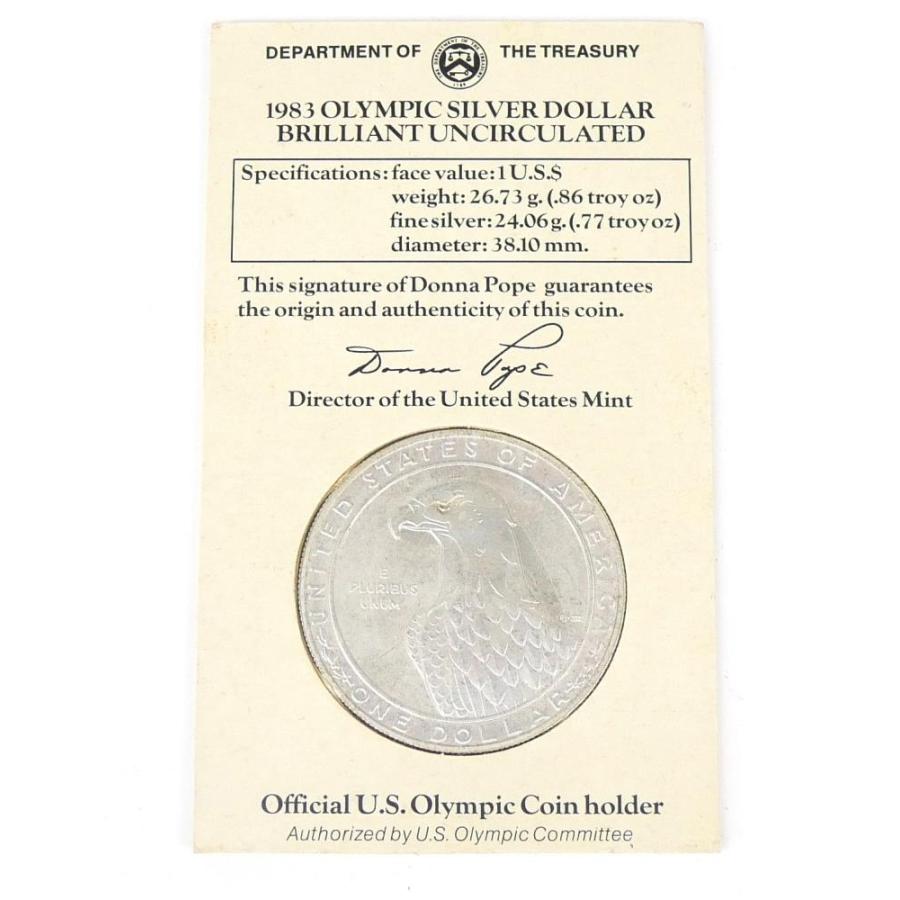 1983年 ロサンゼルスオリンピック記念 SV900銀貨 記念銀貨 記念メダル /シルバー(68791) : 堀田商事質店 Yahoo!店 ...