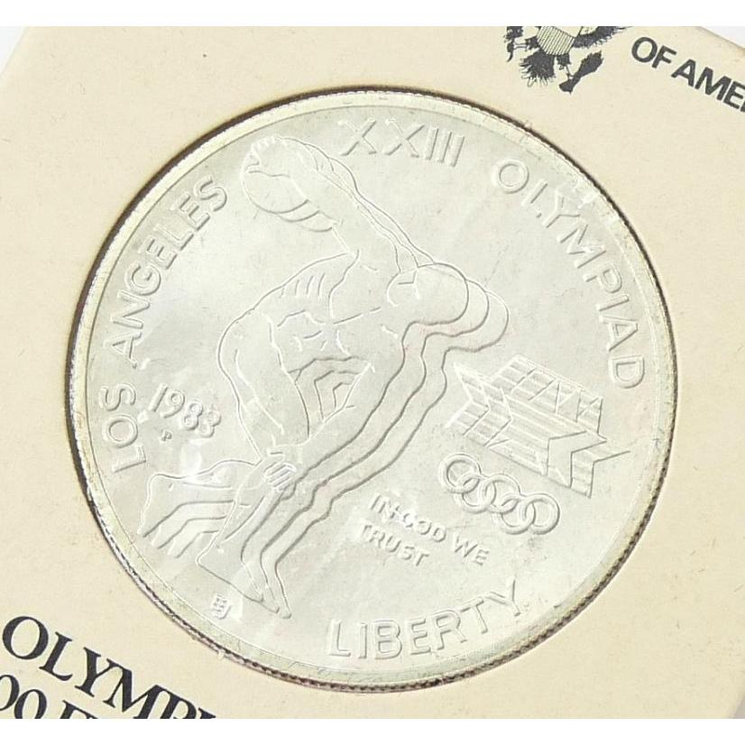 1983年 ロサンゼルスオリンピック記念 SV900銀貨 記念銀貨 記念メダル /シルバー(68791) : 堀田商事質店 Yahoo!店 ...