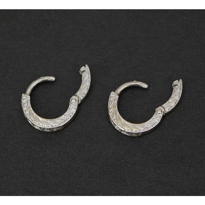 Loree Rodkin ローリーロドキン ミニフープピアス ダイヤモンド 18金 /ホワイトゴールド/750WG 【中古】(68830 ...