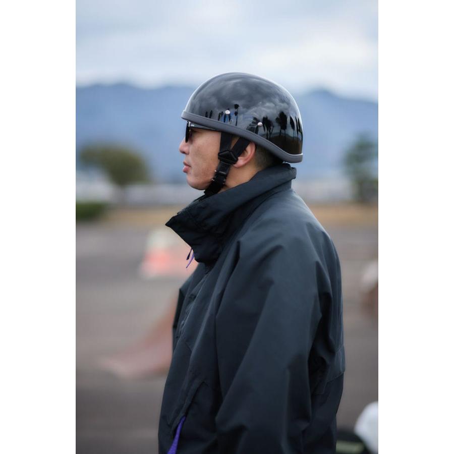 EAGLE HALF HELMET イーグルハーフヘルメット ブラック HORIZON HELMETS 半ヘル 装飾 : HORIZON ...