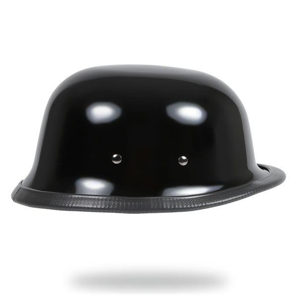 GERMAN HALF HELMET/ジャーマンハーフヘルメット/ブラック HORIZON HELMETS 装飾 : HORIZON ...
