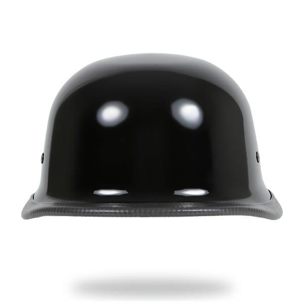 GERMAN HALF HELMET/ジャーマンハーフヘルメット/ブラック HORIZON HELMETS 装飾 : HORIZON ...