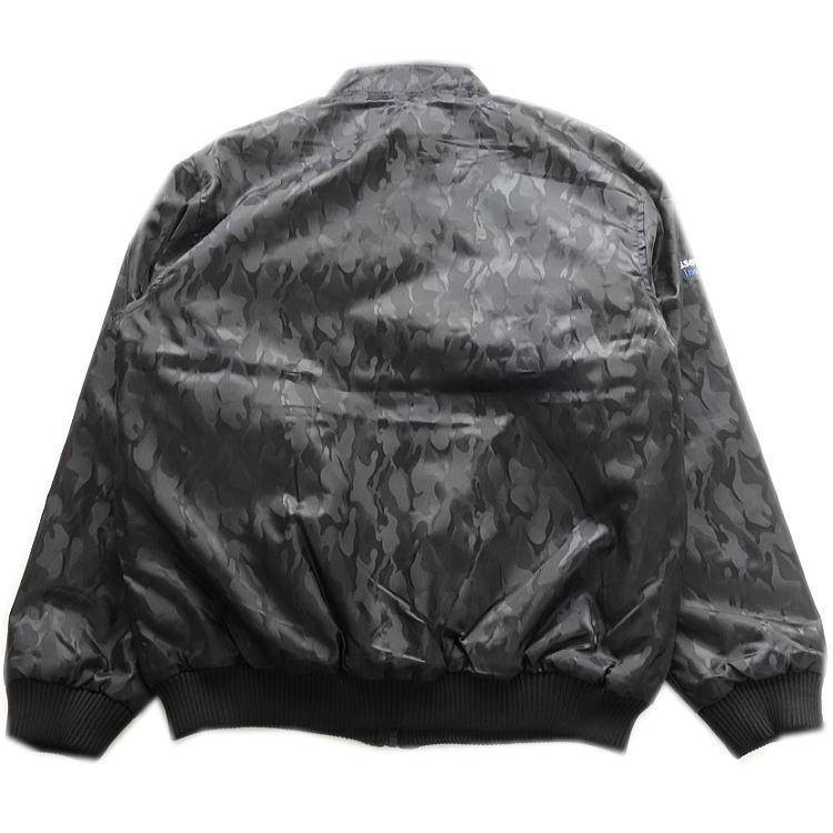 2022年秋冬新作 ビッグ有 Odysseyオデッセイ 迷彩 ジャガード織 ワッペンロゴ刺繍 総裏 中綿キルティング ジャケット/ブルゾン 白 ...