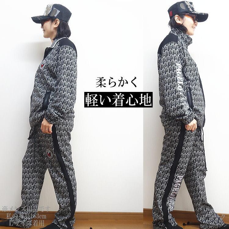 新作 セール特価 50％OFFSALE 春夏秋物 PAGELOパジェロ ワッペン刺繍 ニット ZIPジャケット 長袖長パンツ上下セットアップスーツ SETUP 黒 L/LL(XL) 51 ...