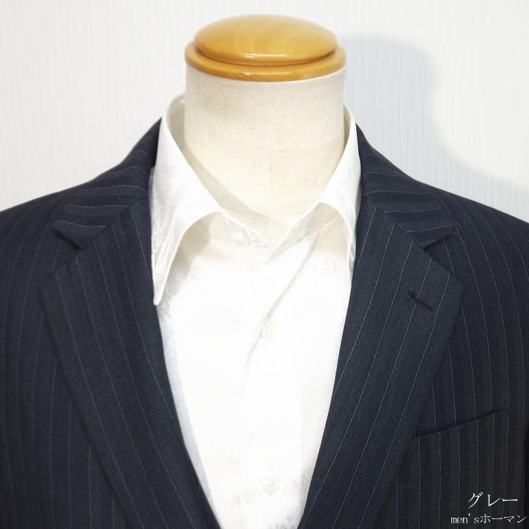 2018年新作 秋冬物 ビッグ有 DropHeadドロップヘッド ストライプ ベスト付2つ釦シングルスーツ スリーピース 3ピース 黒/紺/グレー M/L/LL/3L/4L A2740 ...