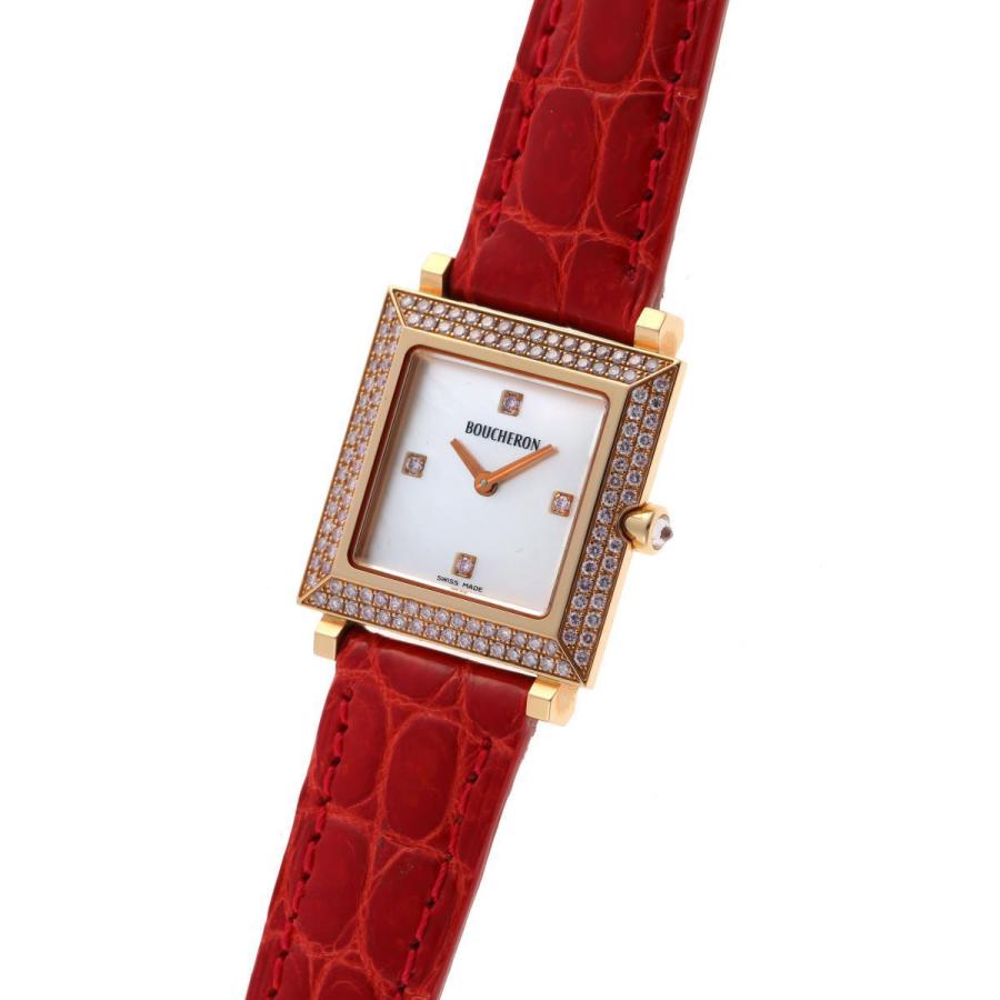 BOUCHERON ブシュロン ディアマン ダイヤ クォーツ - 750PG レディース 時計 2210048 : イトウ質店ホーネット ...