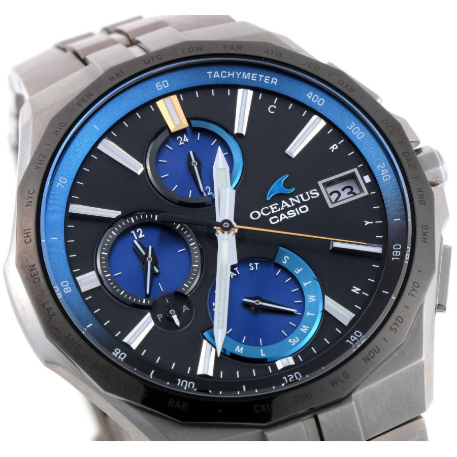 Manta（OCEANUS） CASIO カシオ オシアナス マンタ S5000シリーズ タフソーラー OCW-S5000E-1AJF TI ...