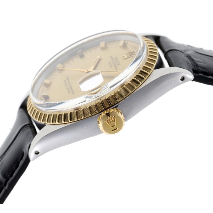 オイスター パーペチュアル ROLEX ロレックス デイト オートマチック Cal.1570 Ref.1505 SS / YG メンズ 時計 ...