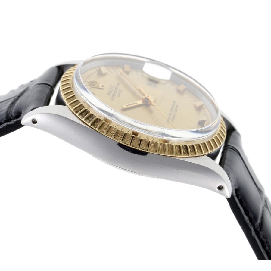 オイスター パーペチュアル ROLEX ロレックス デイト オートマチック Cal.1570 Ref.1505 SS / YG メンズ 時計 ...