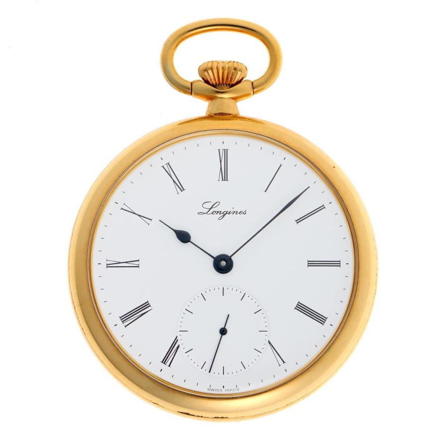 LONGINES ロンジン ポケットウォッチ スモールセコンド 手巻 Cal.L848.4 4038 GP ユニセックス 時計 2410332 ...