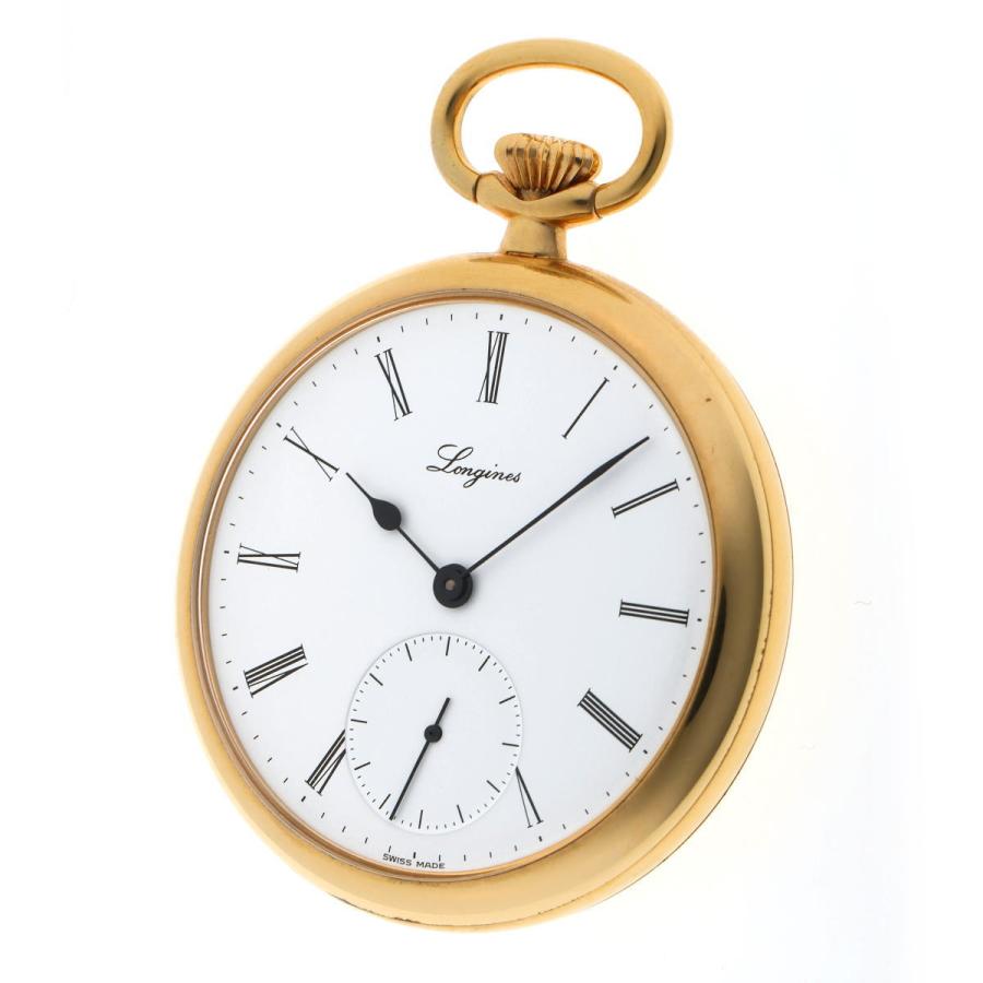 LONGINES ロンジン ポケットウォッチ スモールセコンド 手巻 Cal.L848.4 4038 GP ユニセックス 時計 2410332 ...