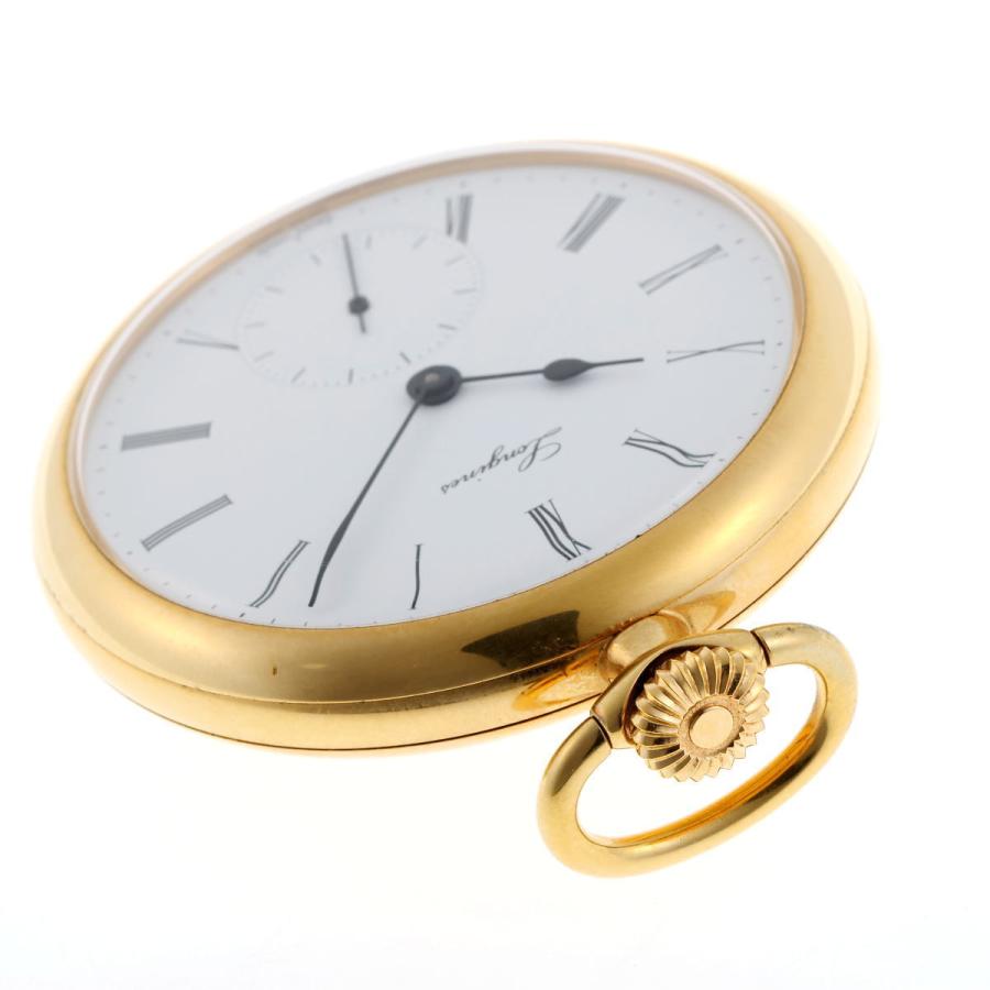 LONGINES ロンジン ポケットウォッチ スモールセコンド 手巻 Cal.L848.4 4038 GP ユニセックス 時計 2410332 ...