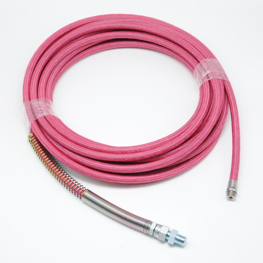 10M ナイロン編上げ柔軟洗管ホース 1/4（6.4mm、2分） 10.0MPa 1/4ショート金具付 : ホース屋 ヤフー店 - 通販 ...