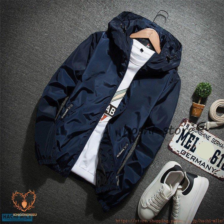 マウンテンパーカー メンズ ウィンドブレーカー 無地ジャケット 防風 ジップアップ 秋ジャケット S-7XL 秋物 父の日 : 星野 - 通販 - Yahoo!ショッピング