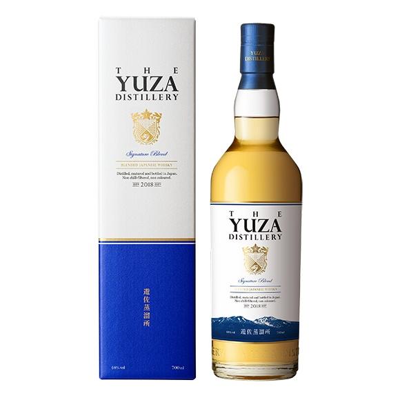 遊佐蒸留所 YUZA シグネチャーブレンド 700ml カートン付き ブレンデッド ジャパニーズウイキー Signature Blend ...
