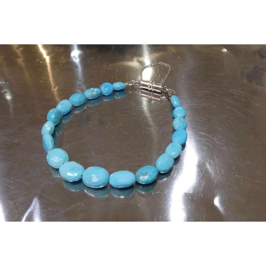希少スリーピングビューティーターコイズ オーバルカットブレスレット sa1750 : 地球(ほし)のかけら - 通販 - Yahoo!ショッピング