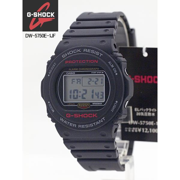G-SHOCK カシオ CASIO 5700シリーズ 腕時計DW-5750E-1JF : e-細井時計店 - 通販 - Yahoo!ショッピング